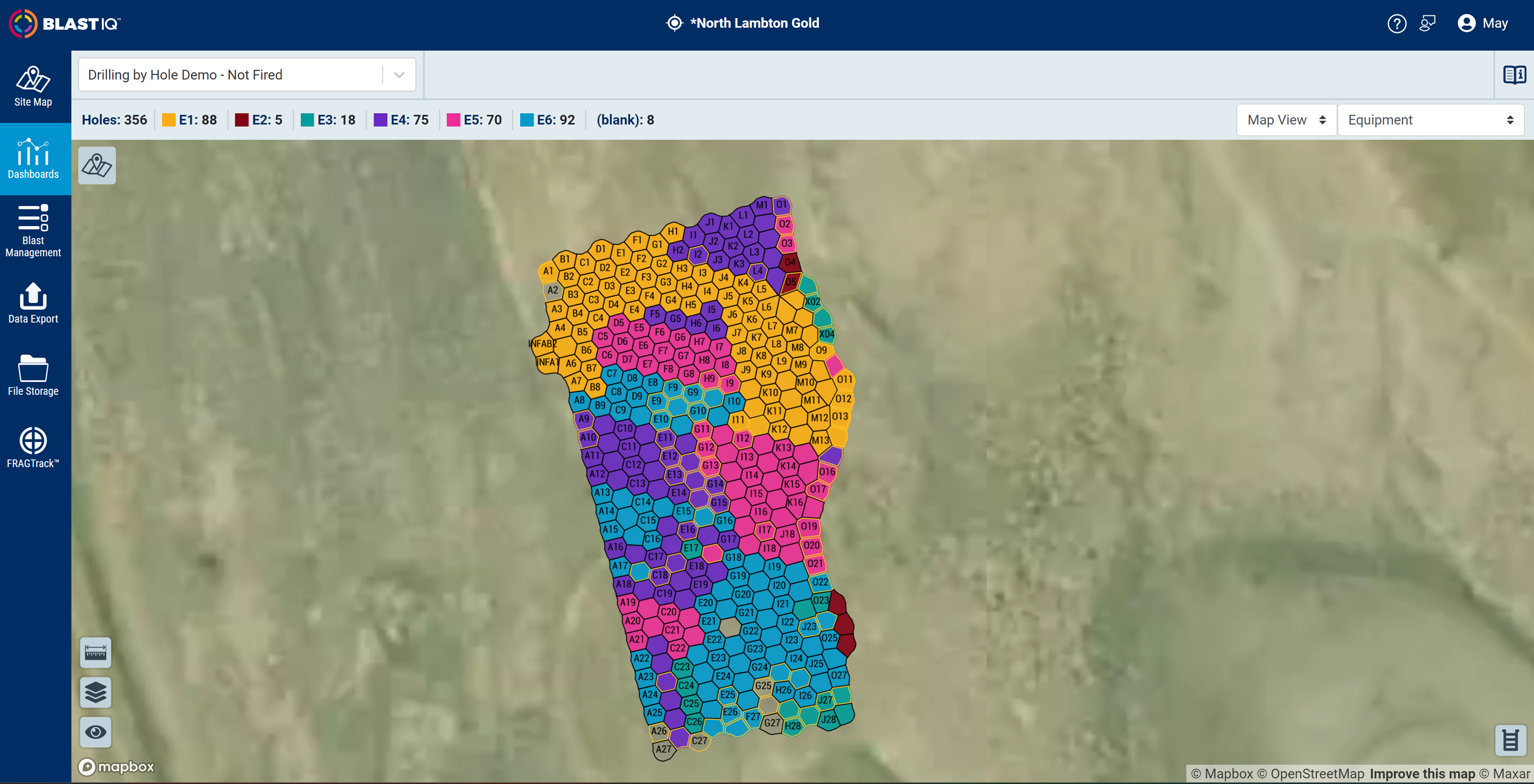 BlastIQ™ Insights - Drilling by Hole – Orica