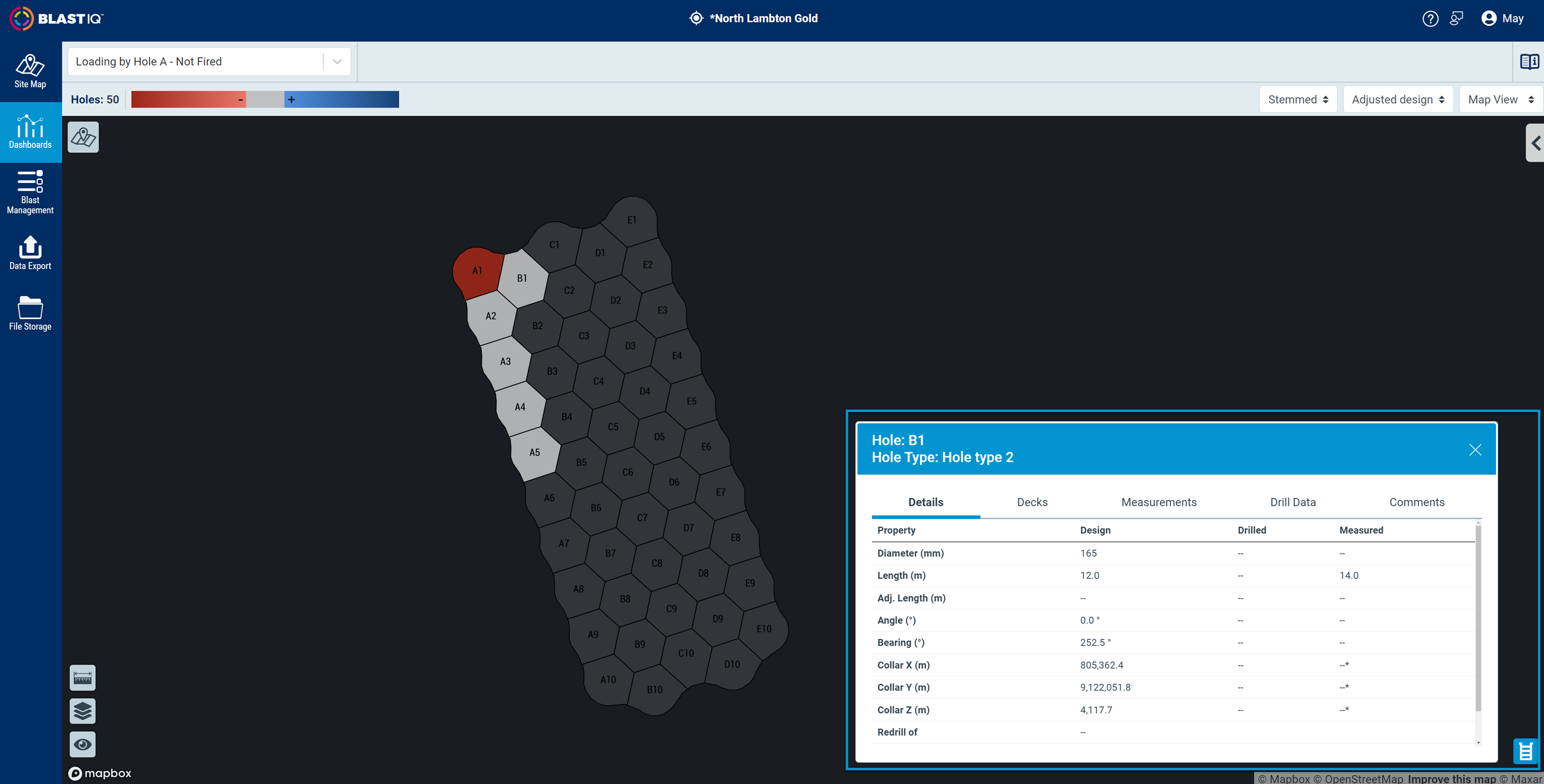 BlastIQ™ Insights - Final Stemming Length – Orica